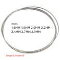 1 Roll Silver Electric Guitar Fret Wire Guitar Fretboard Length 2.5 ...