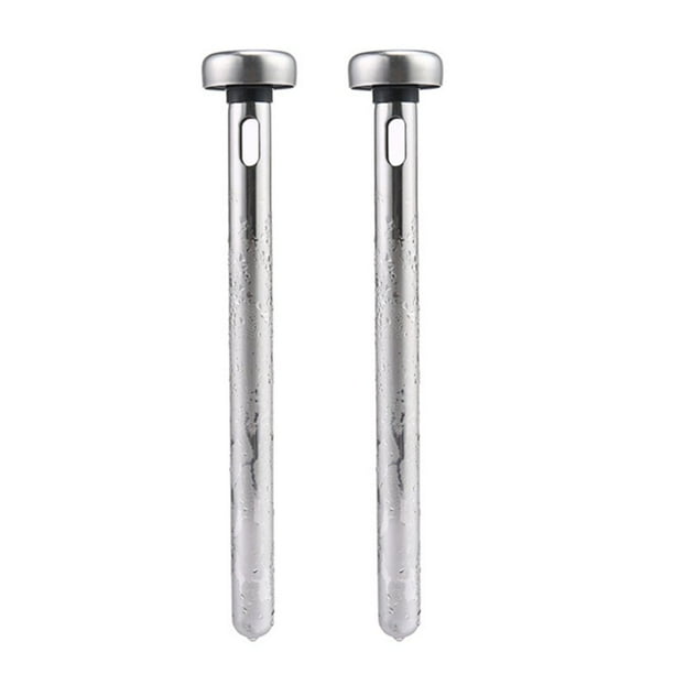 Kitchen 2pcs 304 Stainless Steel Beer Cooler Stick Whiskey Wine Chiller ...