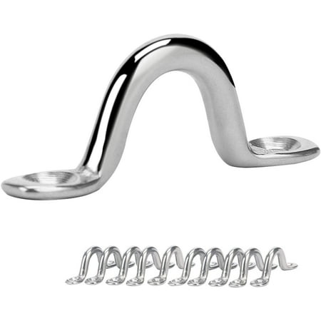 Bimini Boat Top PAD Eye, 316 Stainless Steel Eye Straps Tie Down Kayak ...