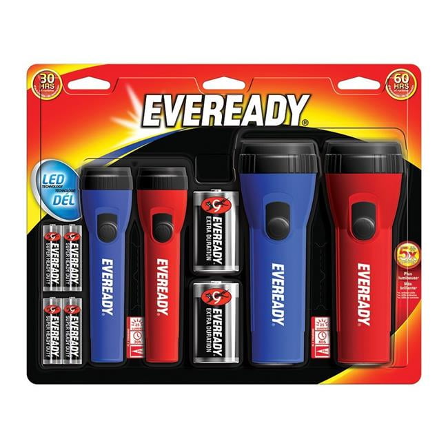 Brandclub - Eveready LED Flashlight Combo Pack - LED - Bulb - 25 lm ...