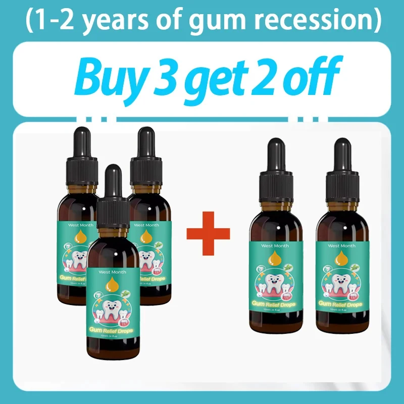 Gum Repair Drops Relieve Receding Gingival Swelling Gum Cleaning Care ...