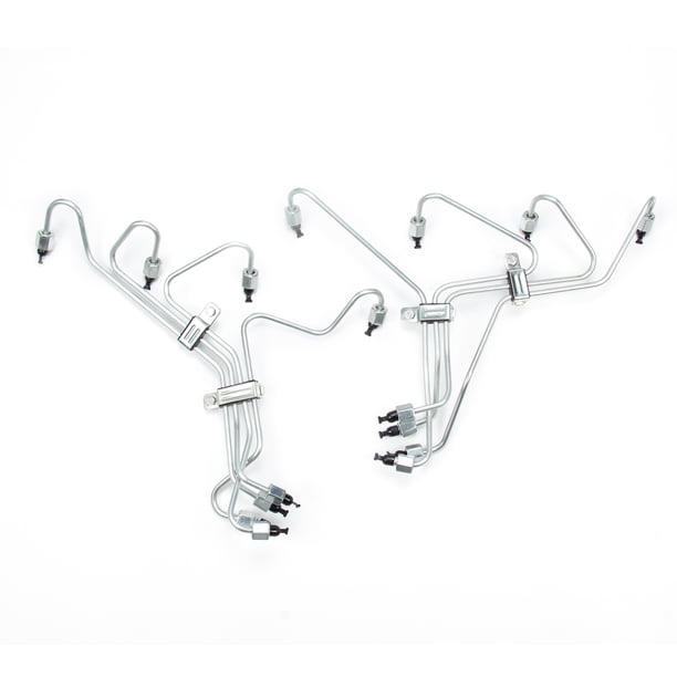 Set of 8 Fuel Injection Lines for Ford 6.9L 7.3L IDI Diesel 83-94 DE8TZ ...
