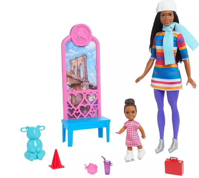 Barbie "Brooklyn" Roberts Ice Skating Playset - Walmart.com