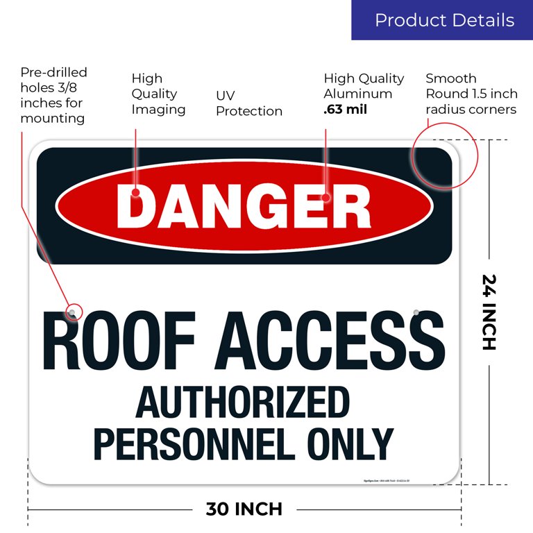 Authorized Access Only Sign