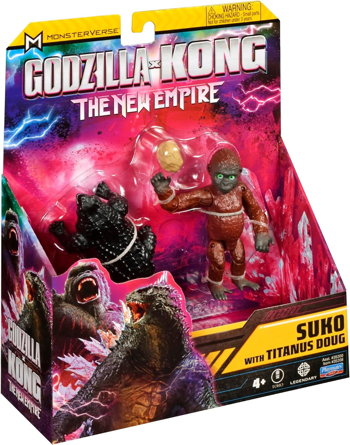Godzilla x Kong: The New Empire 3.5-Inch SUKO WITH TITANUS DOUG Action ...