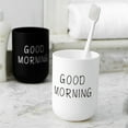 Home Good Morning Mouthwash Brushing Innovative Text Couple Set Washing ...