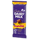 CADBURY DAIRY MILK Crunchie, Milk Chocolate Bar with Sponge Toffee ...