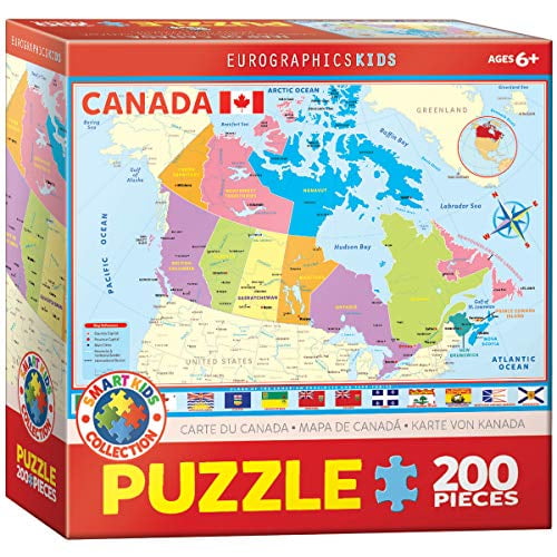 Click here for Eurographics Map Of Canada Puzzle (200 Piece) prices