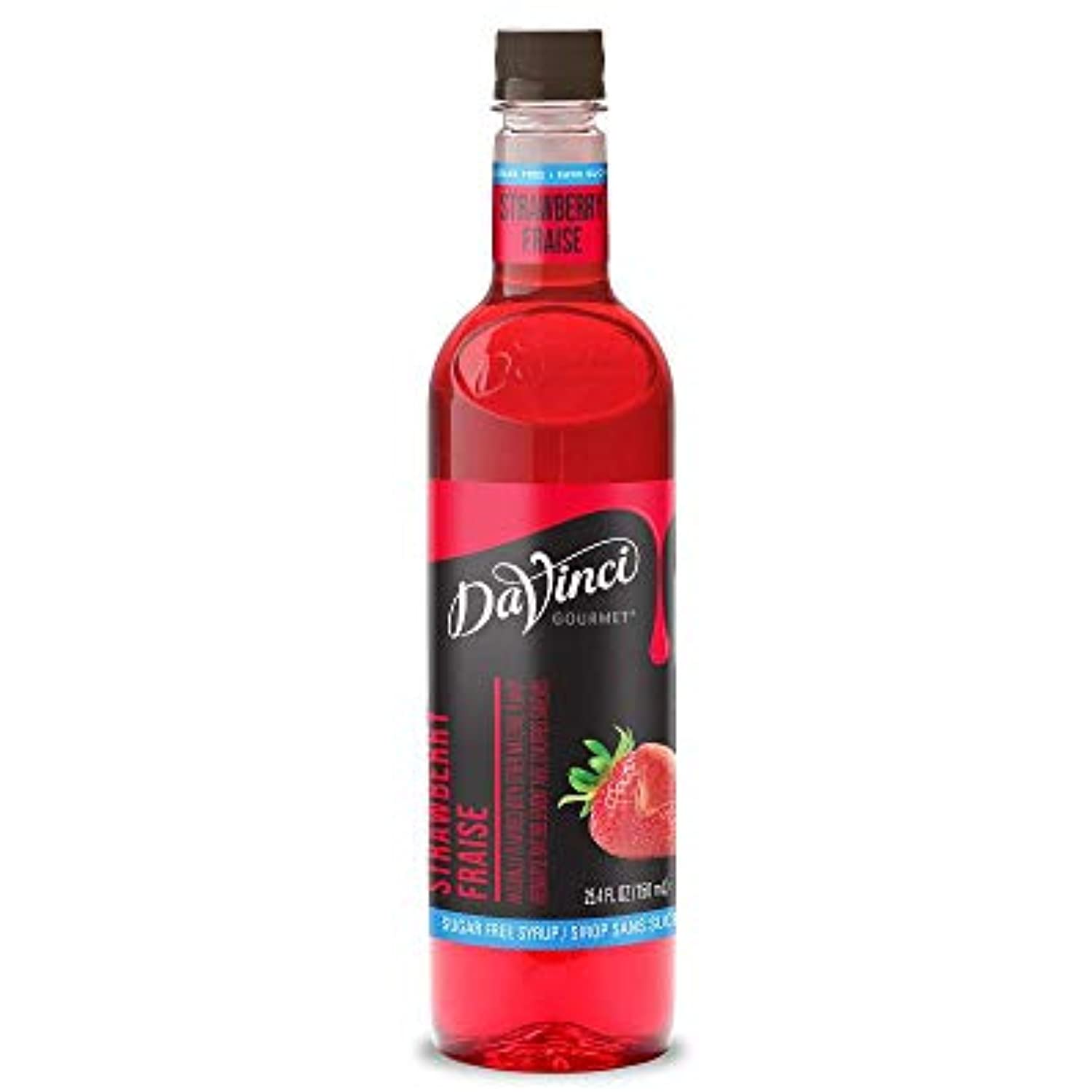 Da Vinci Gourmet Strawberry Sugar Free Syrup, 750 mL - Walmart.com
