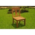 11-Piece Teak Dining Set: 94" Oval Extendable Table + 10 Osbo Armless ...