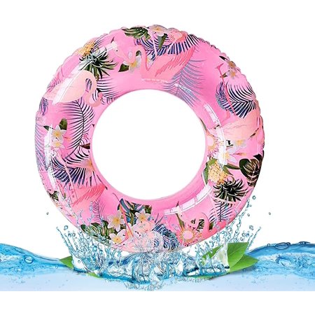 Adult Swim Ring, Xxl Inflatable Pool Ring, 90 Cm Pink Flamingo Ring ...