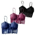 DQRPSEETB Bandeau Bra 3PC Women Vest Have A Chest Pad Wearing Sports ...