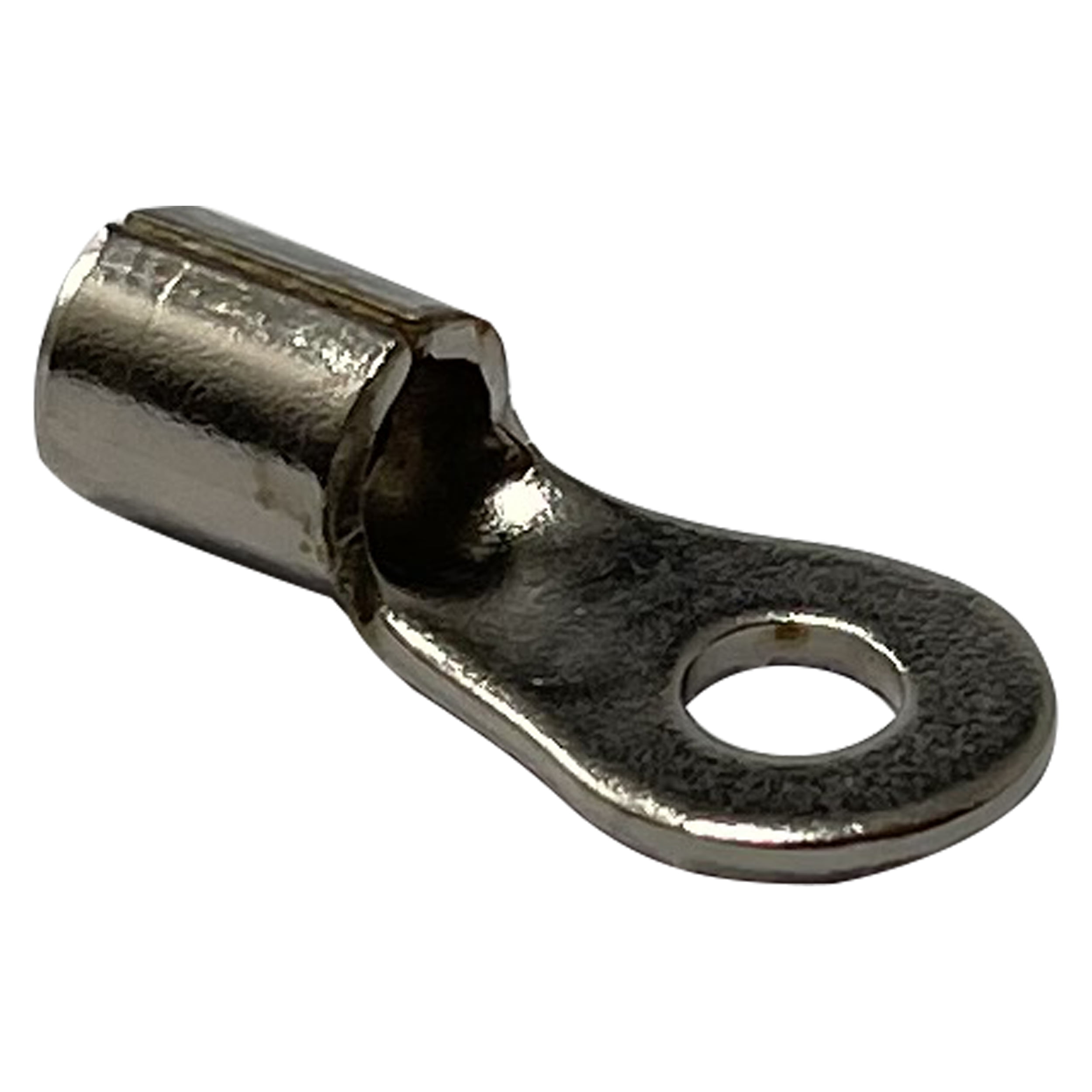 (100) High Temperature Non-Insulated Ring Connector 12-10 Gauge AWG #6 ...