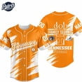 God First Family Second Then Tennessee Football Custom Baseball Jersey ...