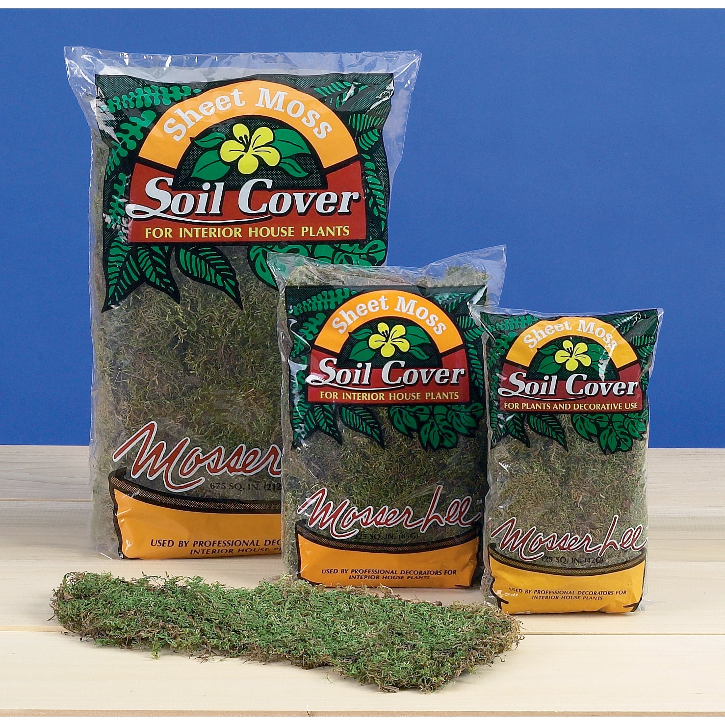 Mosser Lee ML0470 Sheet Moss Soil Cover, 675 sq. in. - Walmart.com