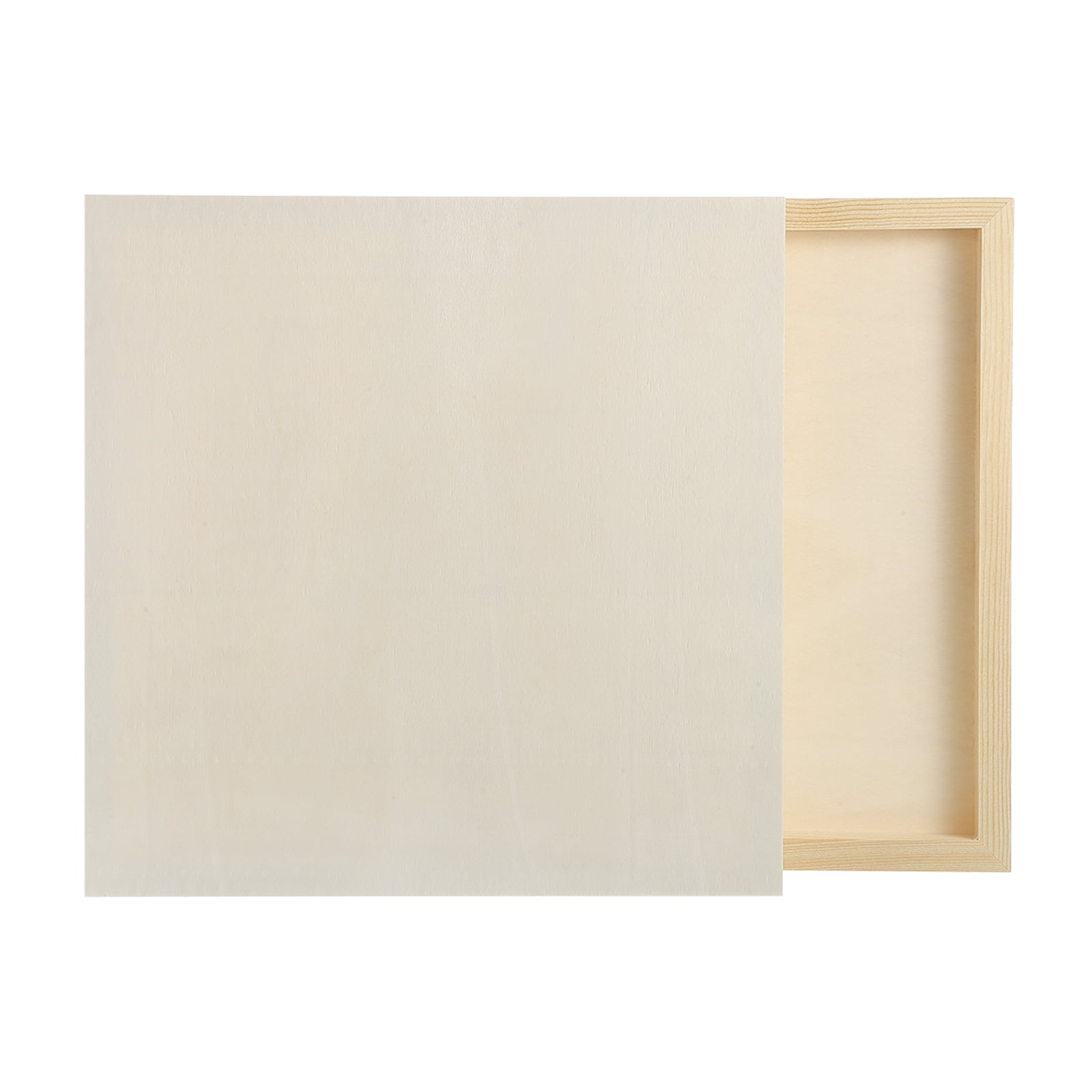 Uxcell 2Pcs Tableros de Lienzo de Madera, Lienzos de Arte de Madera de ...