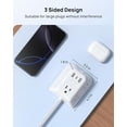 Outlet Extender with 360? Rotating Plug, 5AC Electrical Multi Plug ...