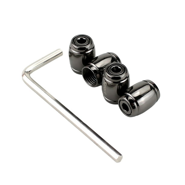 Baohd 1/2/3/5 4piece Sports Car Tire Valve Caps - Screw Fixtures For ...