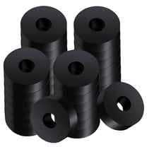 20 Pcs Black 1" OD x 3/8" ID x 1/2" Thickness Multi Purpose Neoprene ...