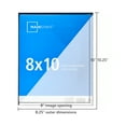 Mainstays 8x10 Front Loading Basic Tabletop Picture Frame, Black ...