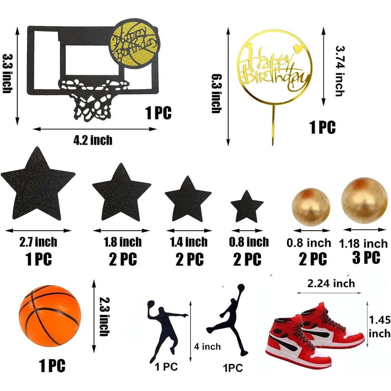 Basketball Hoop Cake Topper