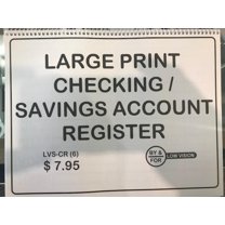 5 Pack Large Print Checkbook Transaction Register, Easy to Fit Inside ...