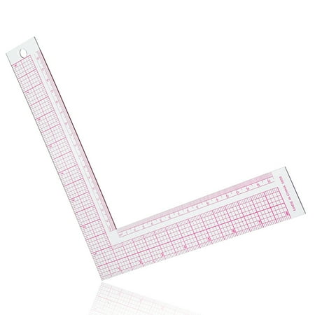 Plastic Metric Sewing Measure L Square Equilateral Ruler For ...