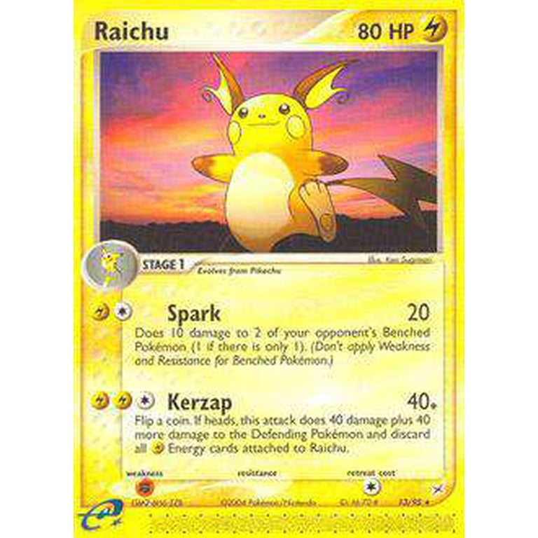Raichu Ex Card