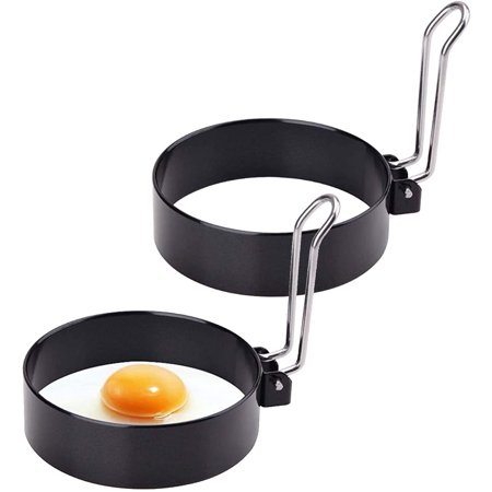 Egg Ring Molds for Cooking - 2Pcs Stainless Steel Ring Mold Egg Rings ...