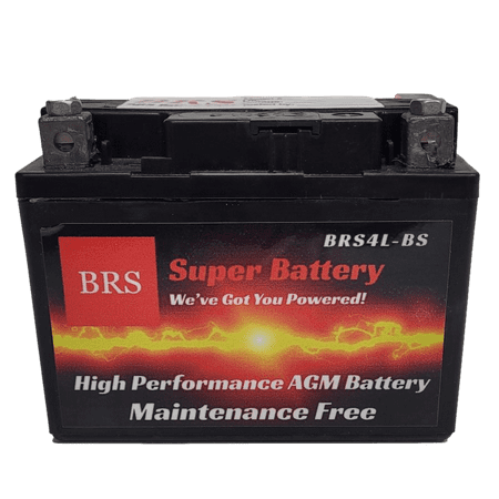 Supercharged 4L-BS 12v 4ah - OEM Replacement: YTX4L-BS, CTX4L-BS High ...