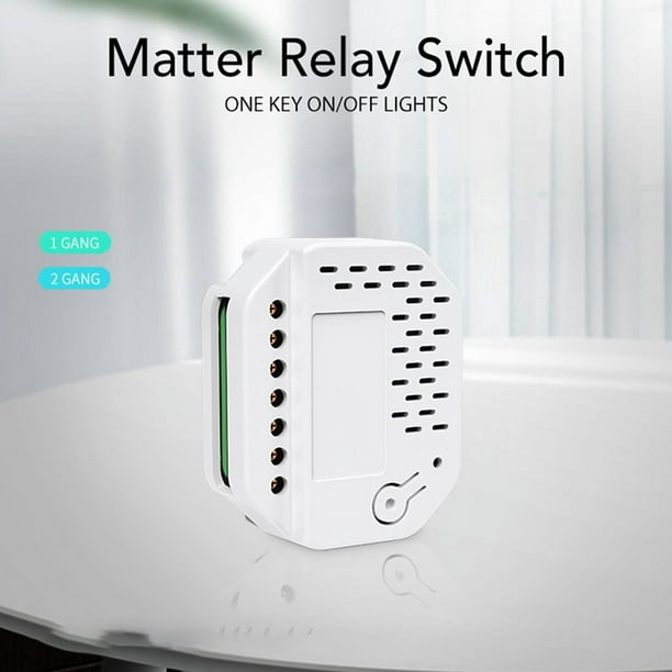 Tuya Matter WiFi Smart Switch Module Relay Funciona con y Tuya ...