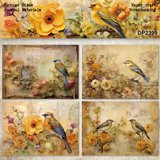 SunWMart Scrapbook Paper Vintage Paper Pad - 16 Sheets Single Sided A5 ...