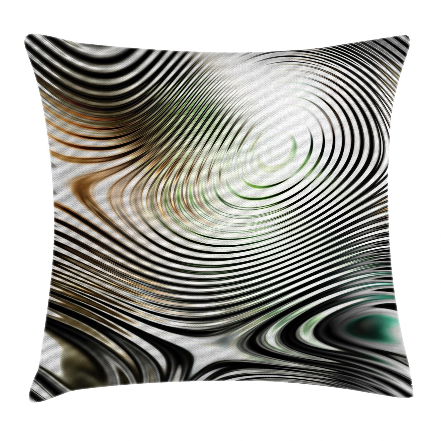 Abstract Decor Throw Pillow Cushion Cover, Geometrical Modern Zebra ...