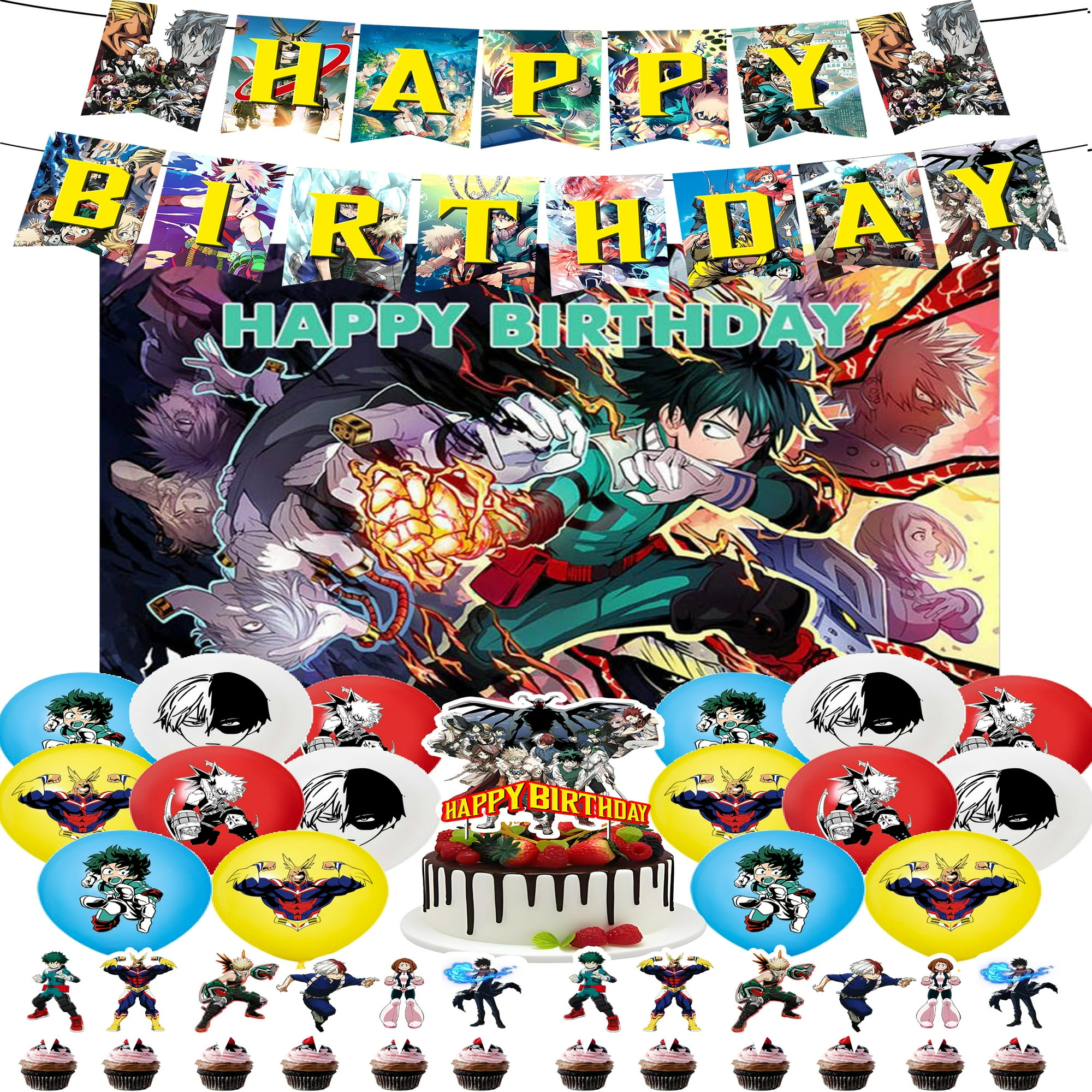 Click here for Whycjxwl My Hero Academia Themed Birthday Party De... prices