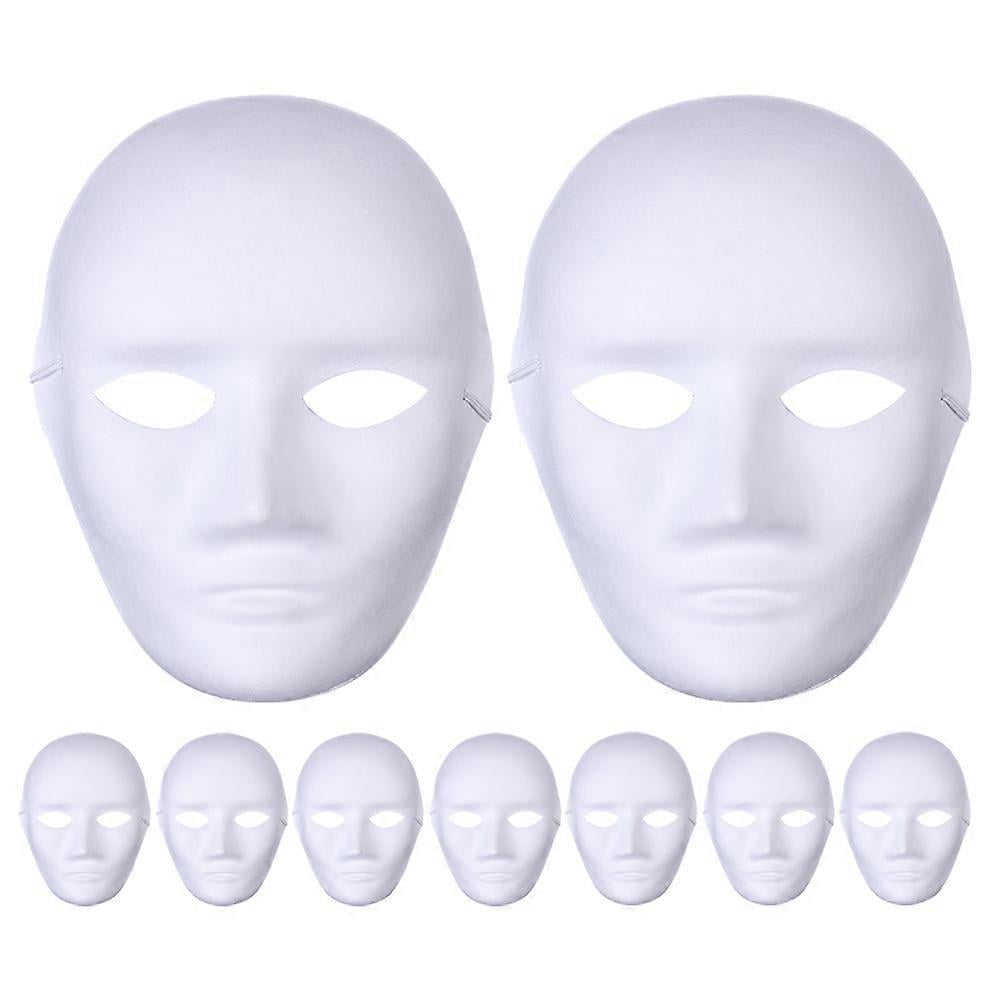 DIY Blank Masks 9Pcs for Party Fashion Show Wedding Painting Classes ...
