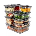 8 Cup/1.9 Liter Large Brilliance Glass: Microwave, Freezer & Oven Safe ...