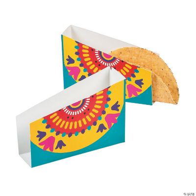 Fiesta Cardboard Taco Holders - Party Supplies - 12 Pieces - Walmart.com