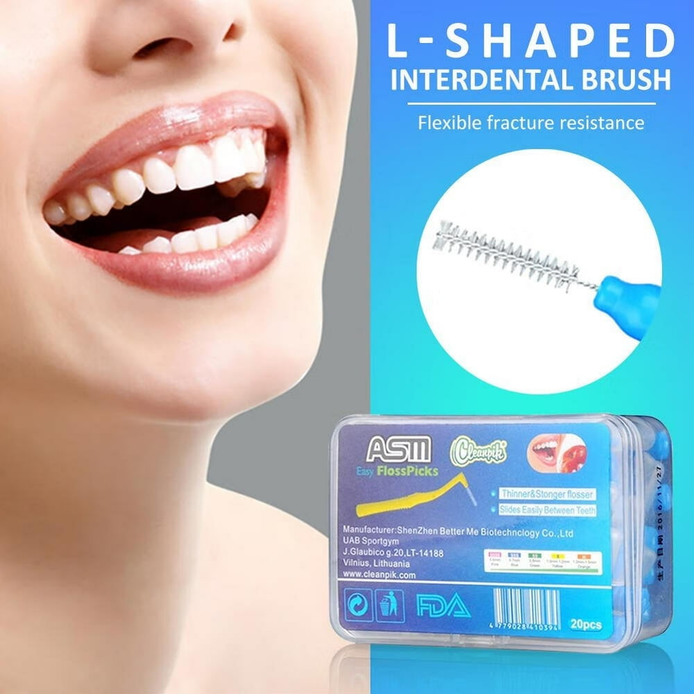Click here for Generic Interdental Brush L-Shaped Slim Brush Inte... prices