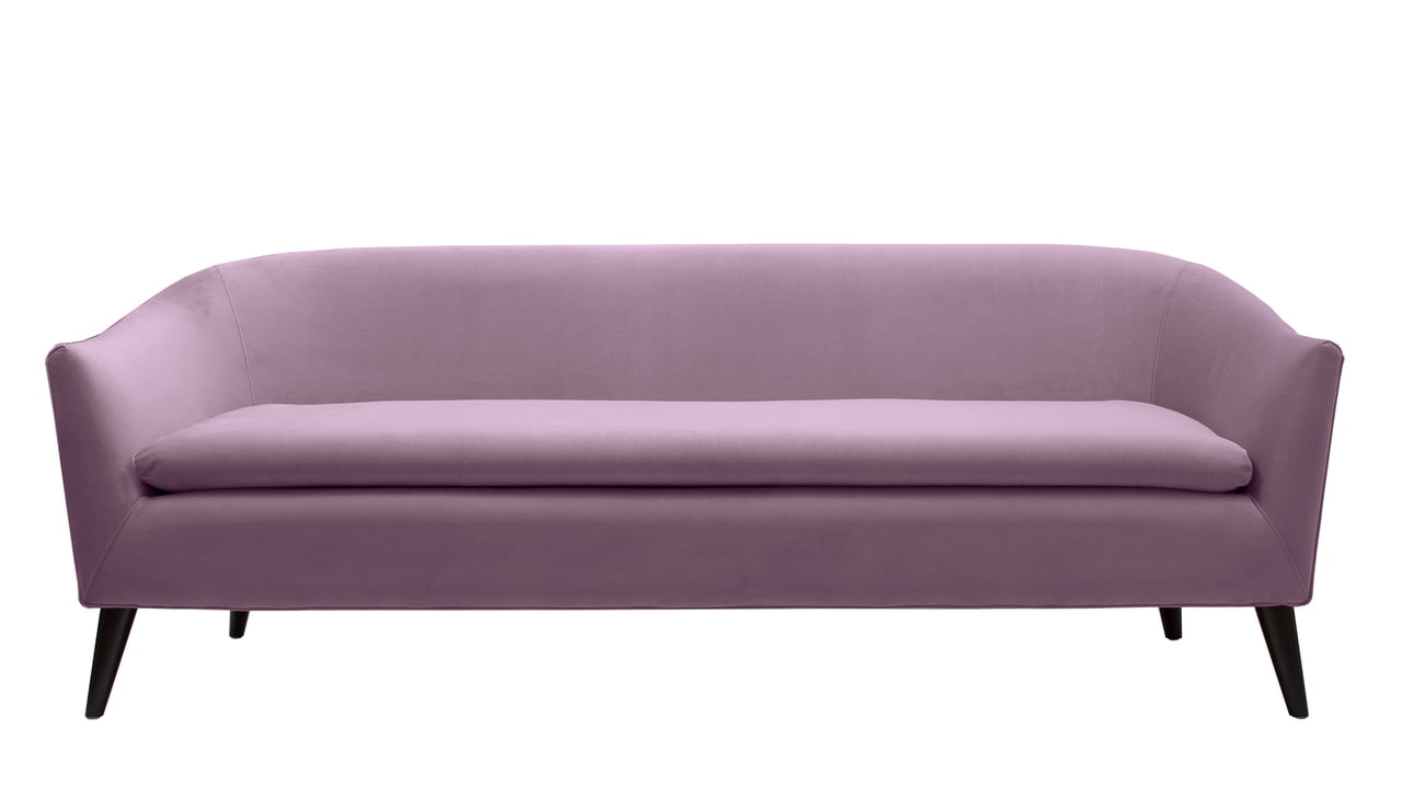 Lia Mid-Century Modern Sofa, Lavender - Walmart.com - Walmart.com