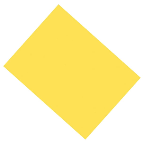 Coated Poster Board, 22" x 28", Yellow, 6 Ply, Pack of 25 - Walmart.com