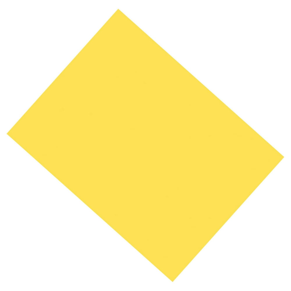 Coated Poster Board, 22" x 28", Yellow, 6 Ply, Pack of 25 - Walmart.com ...