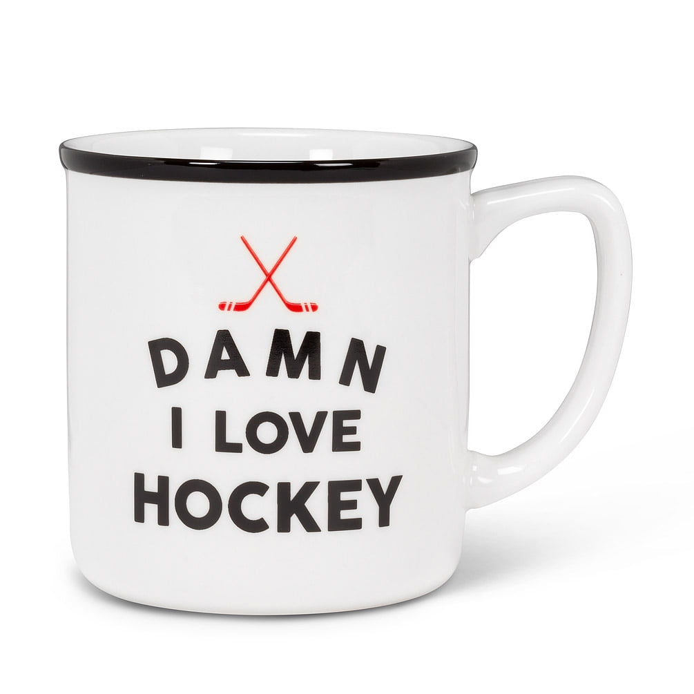 Set of 12 I Love Hockey Text Mug - Walmart.com