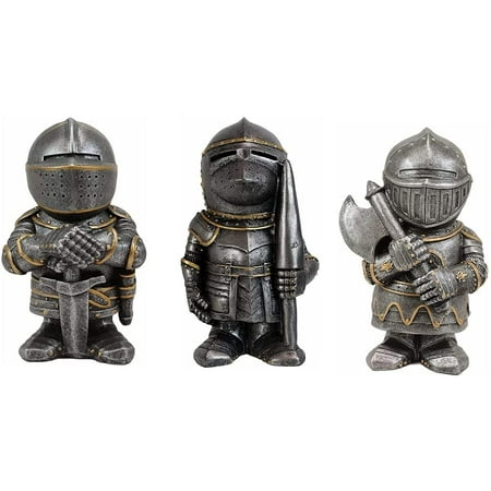 Knight Gnomes Guard Garden Statues - 2021 Gothic Guardians Gnomes ...