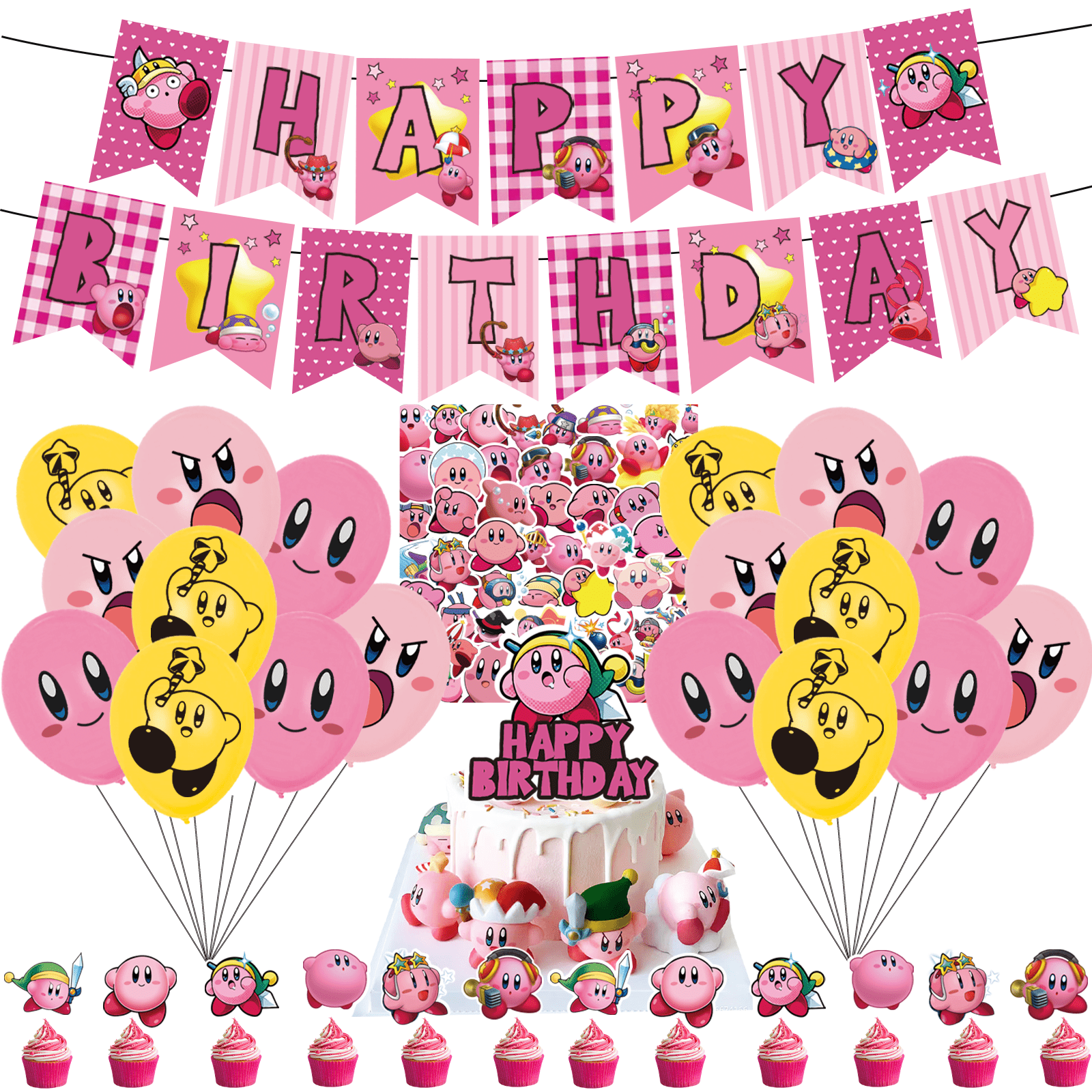 Click here for Lmhtrade 82 Pcs For Kirby-Star Cartoon Theme Birth... prices
