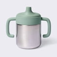 8oz Stainless Steel Sippy Cup with Spill-Resistant Lid, Easy-Grip ...