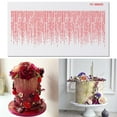 Farfi Cake Stencil Dotted Line Pattern Ornamental PET Cake Boder Spray ...