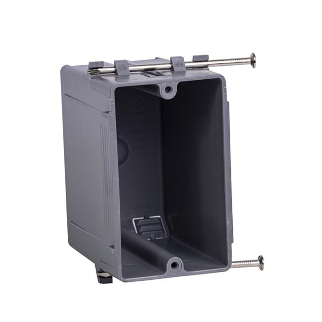 Gardner Bender BOX-NS22N 22 cu. in. 1-Gang New Work Standard Switch or ...