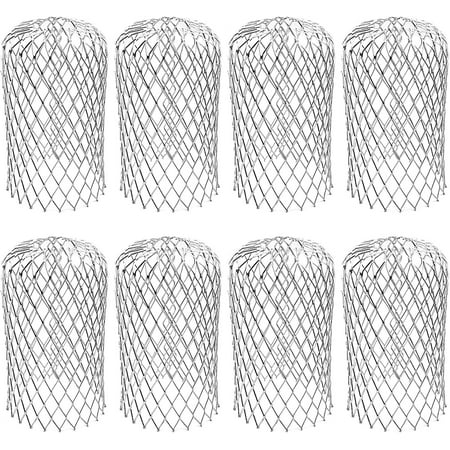 8 Pack Aluminum Gutter Guards Expandable Filter Strainer Metal Gutter ...
