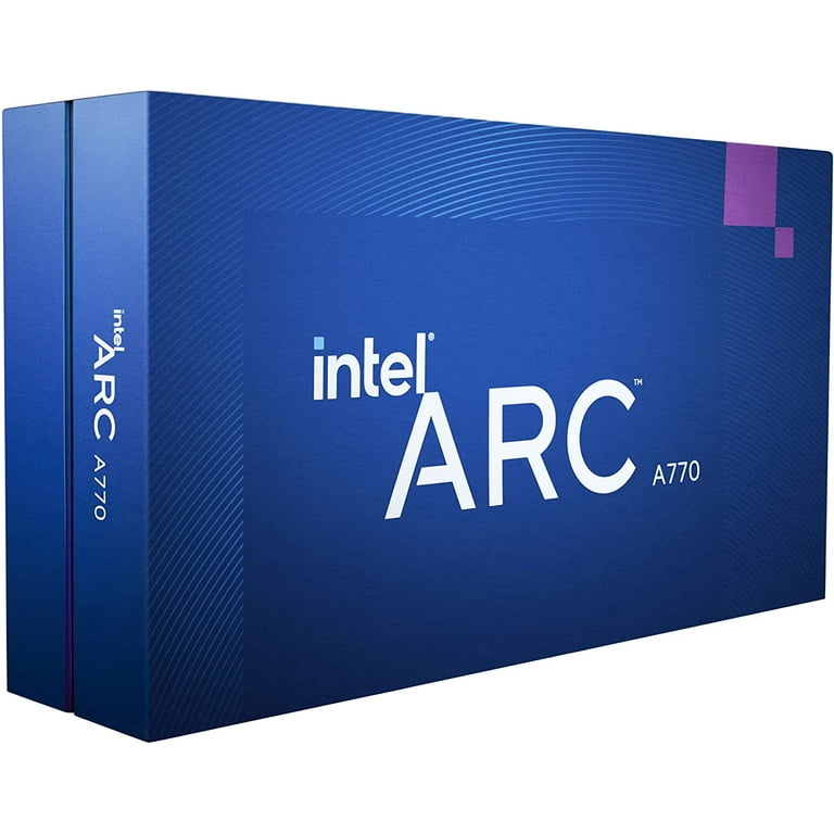Open Box Intel Arc A770 Limited Edition 16GB PCI Express 4.0 Open Box Intel Arc A770 Limited Edition 16GB PCI Express 4.0