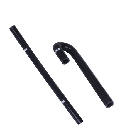 25mm 2PCS Silicone Heater Hose Radiator Coolant Black For BMW N54 335i ...